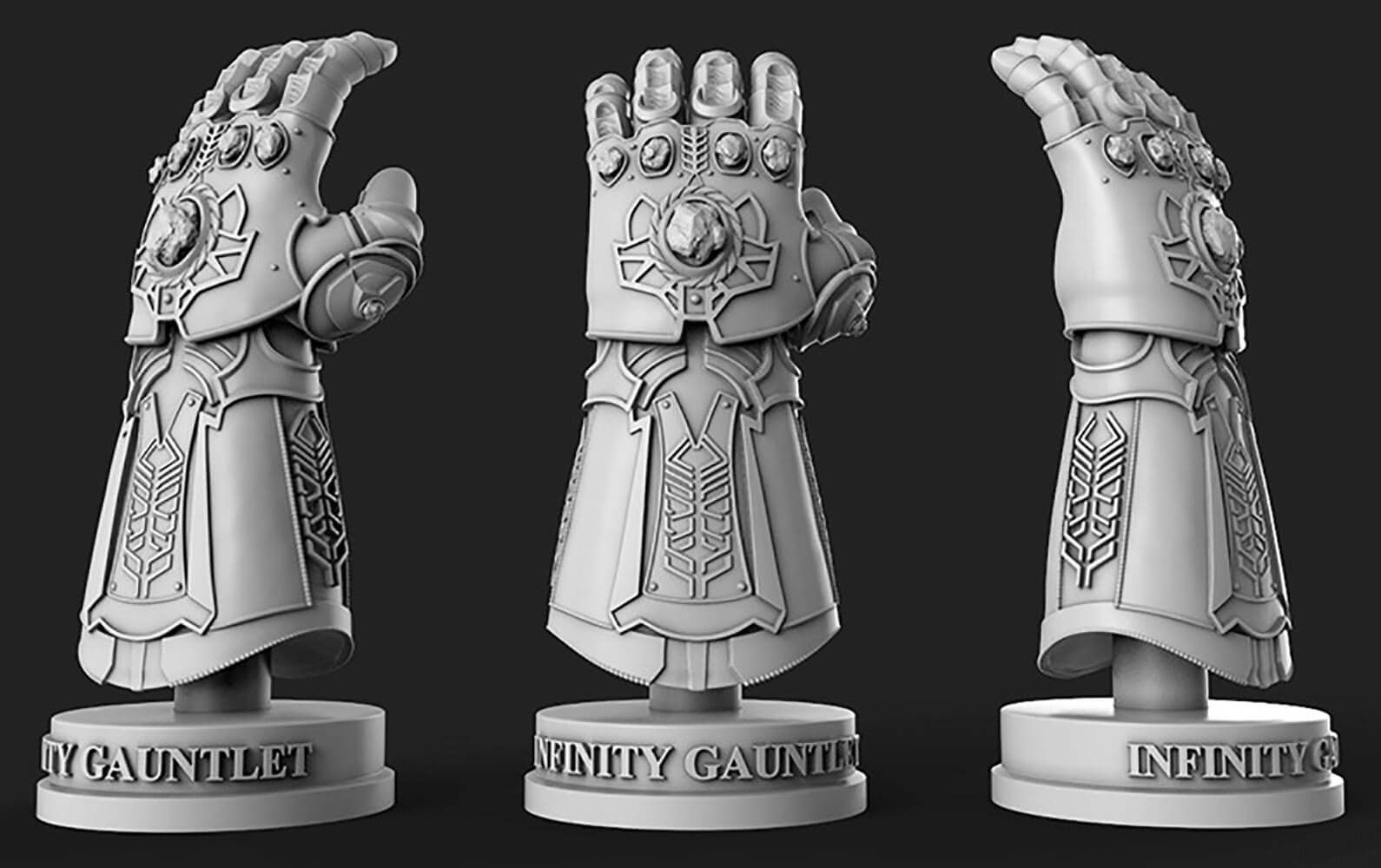 Infinity Gauntlet - 3D Print Model by 3dprintmodel91
