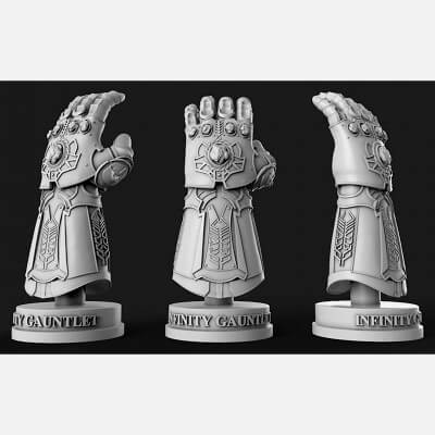 Infinity Gauntlet - 3D Model by 3dprintmodel91