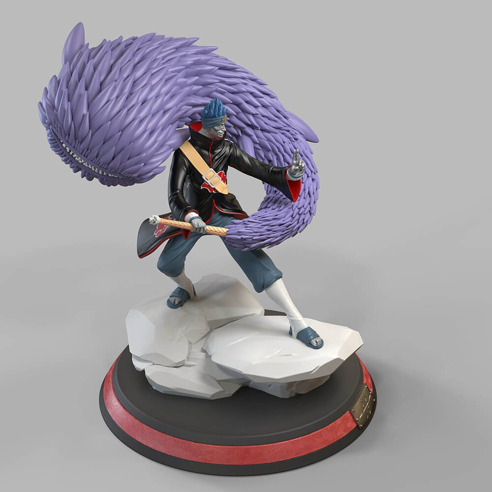 Kisame and Samehada - 3D Model by 3dprintmodel91