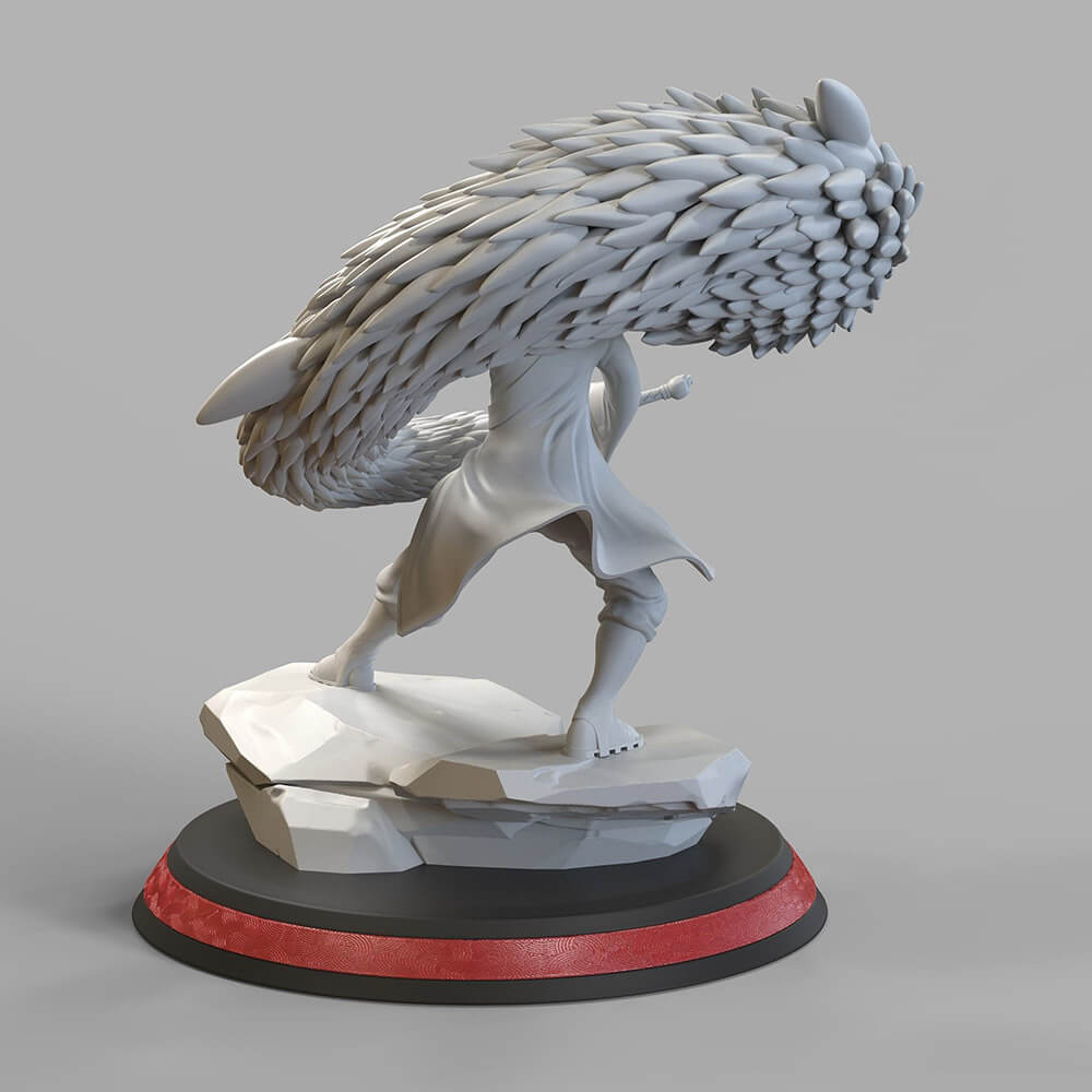 Kisame and Samehada - 3D Model by 3dprintmodel91