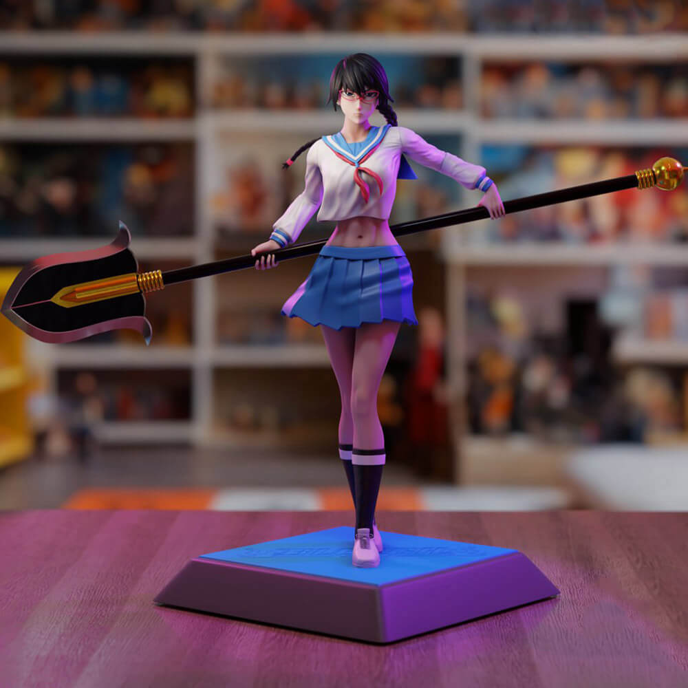 Lisa Yadomaru - Bleach 3D Model by 3dprintmodel91