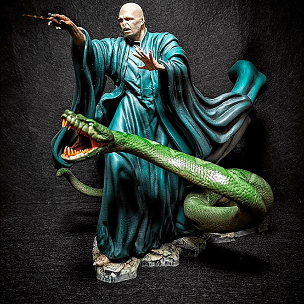Lord Voldemort and Nagini - 3D Model by 3dprintmodel91