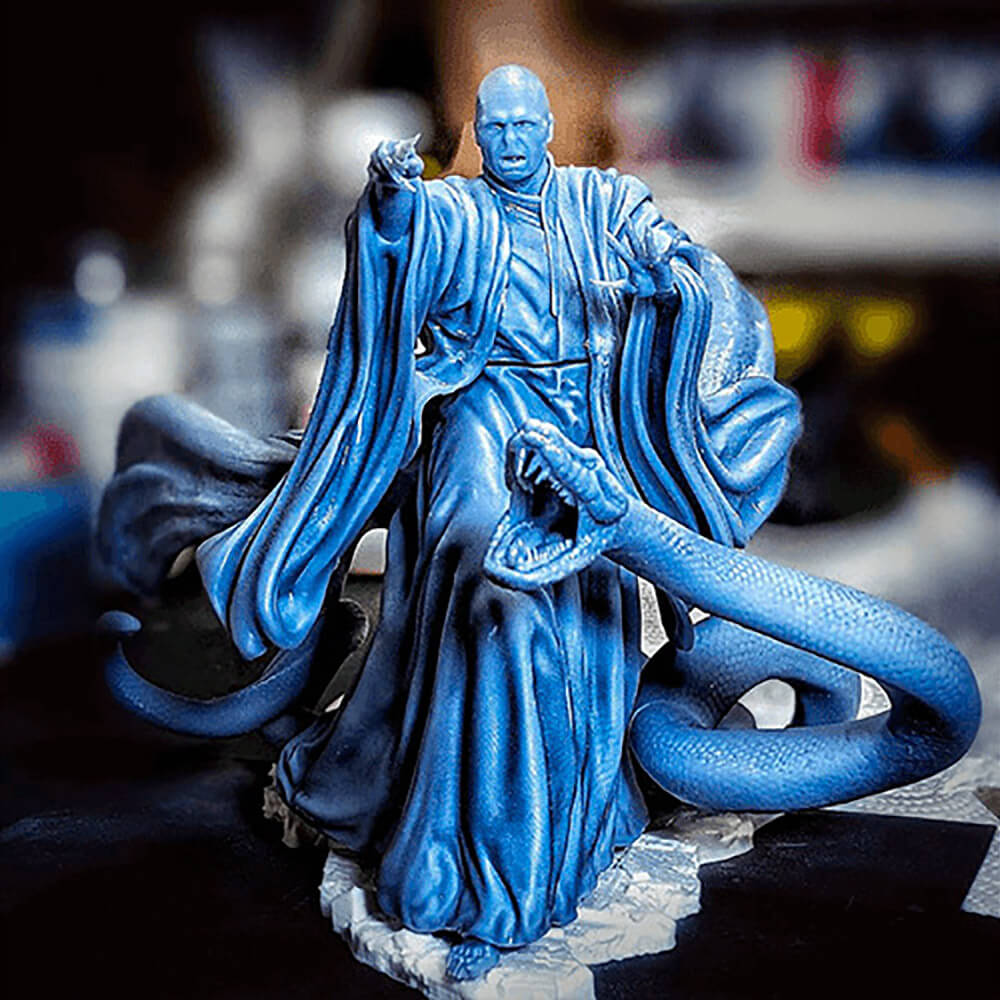 Lord Voldemort and Nagini - 3D Print Model by 3dprintmodel91