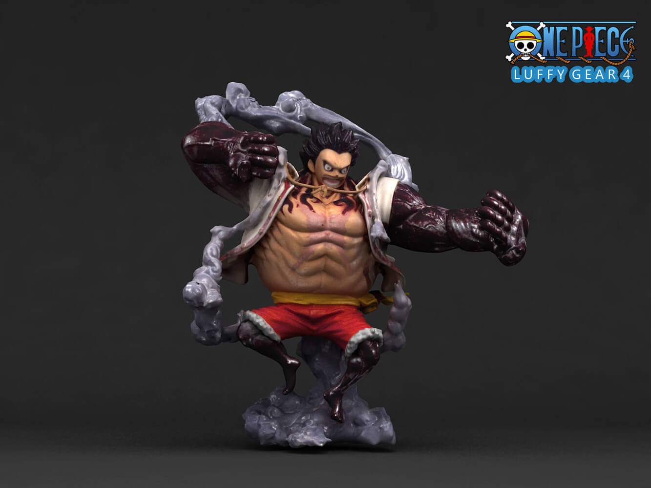Luffy Gear 4 - One Piece 3D Model by 3dprintmodel91