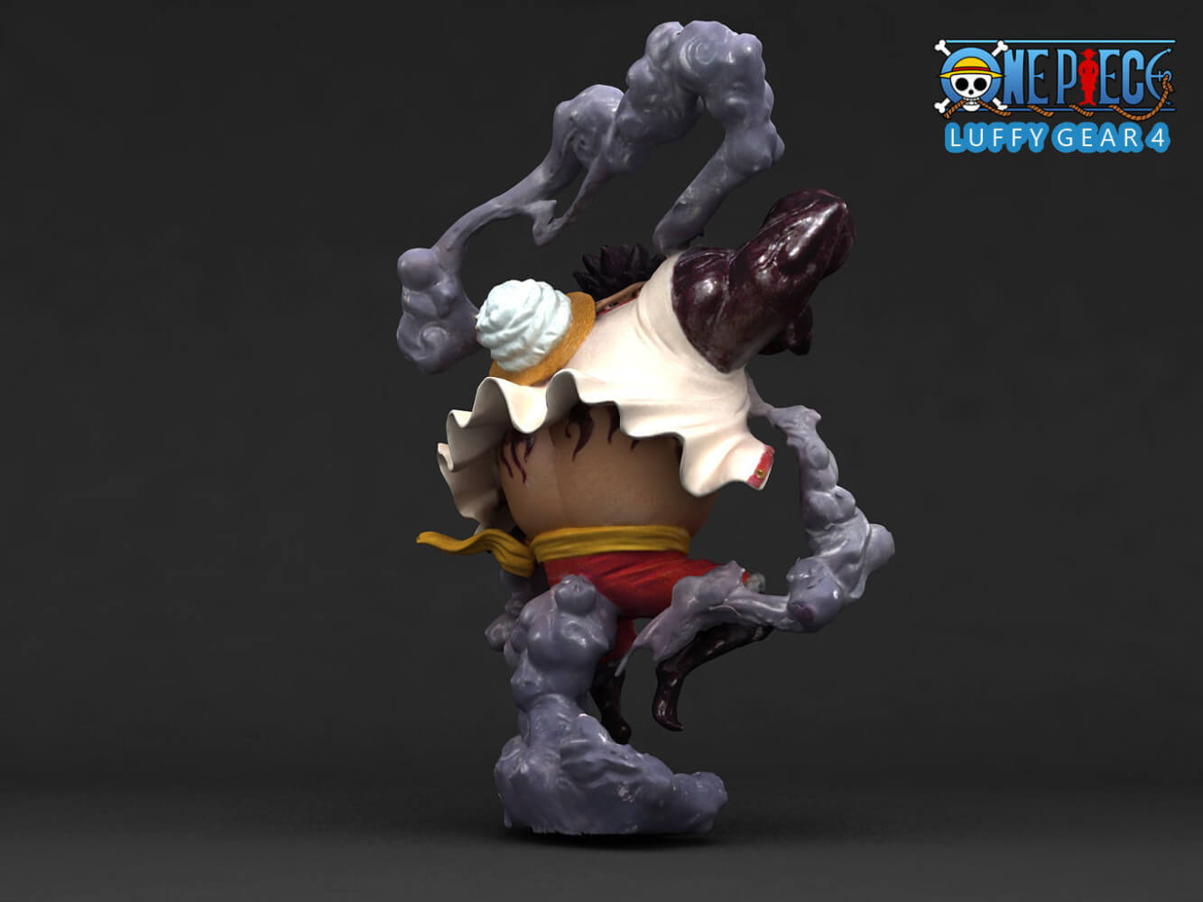 Luffy Gear 4 - One Piece 3D Model by 3dprintmodel91