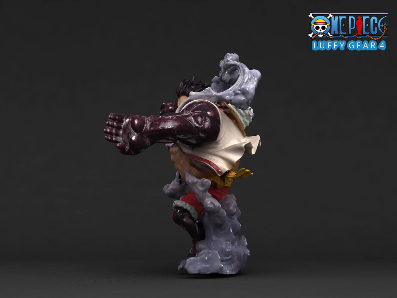 Luffy Gear 4 - One Piece 3D Model by 3dprintmodel91