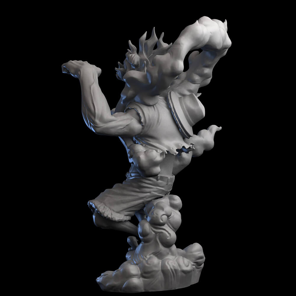 Luffy Gear 4 Snakeman - 3D Model by 3dprintmodel91