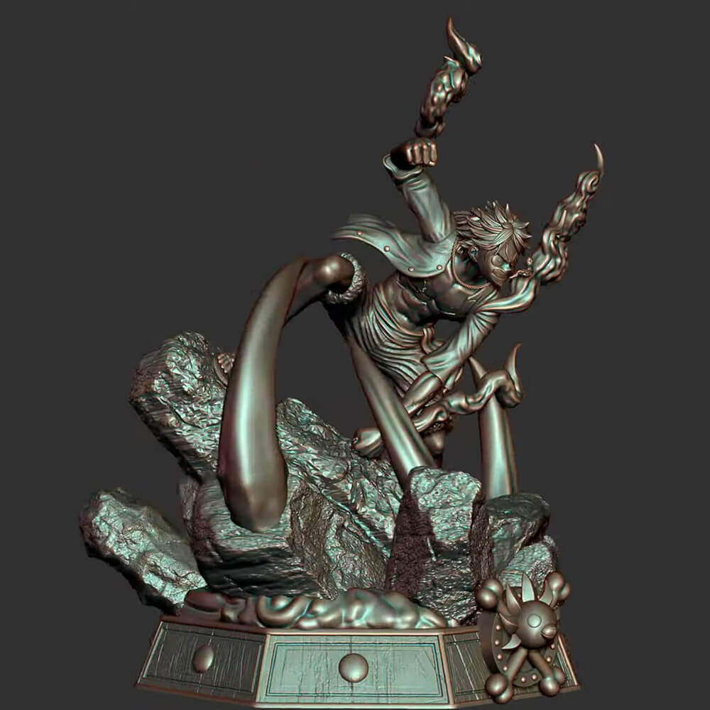 Luffy - One Piece 3D Print Model by 3dprintmodel91