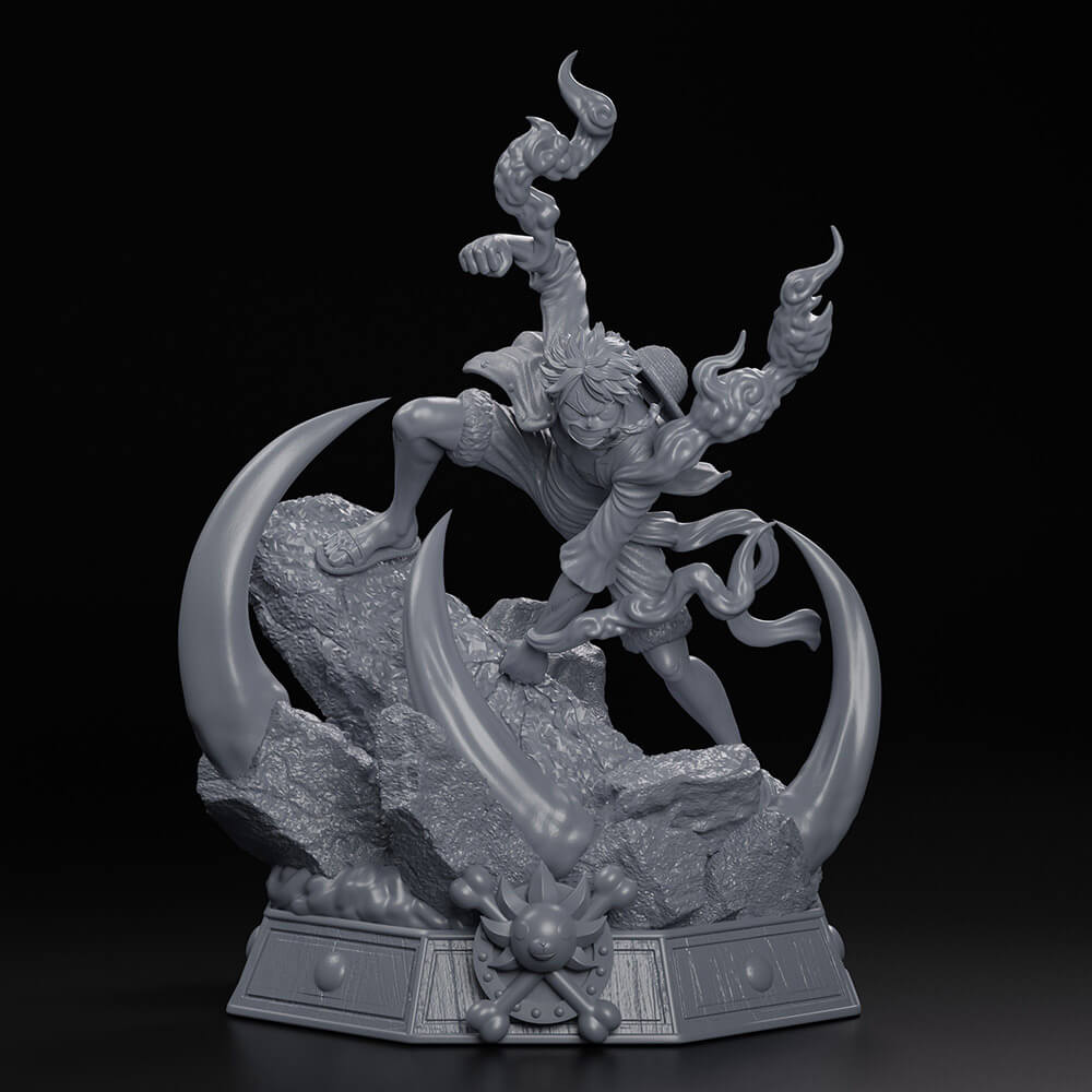 Luffy - One Piece 3D Print Model by 3dprintmodel91