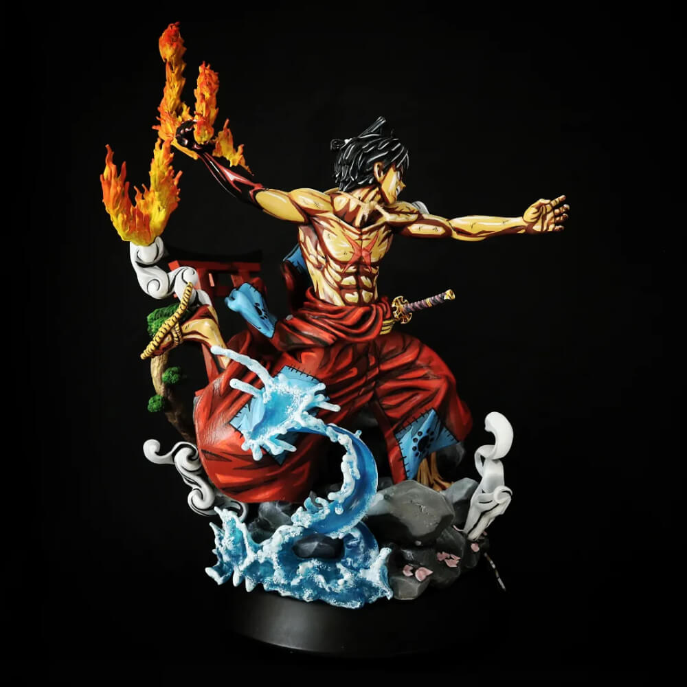 Luffy Red Hawk - One Piece 3D Model by 3dprintmodel91