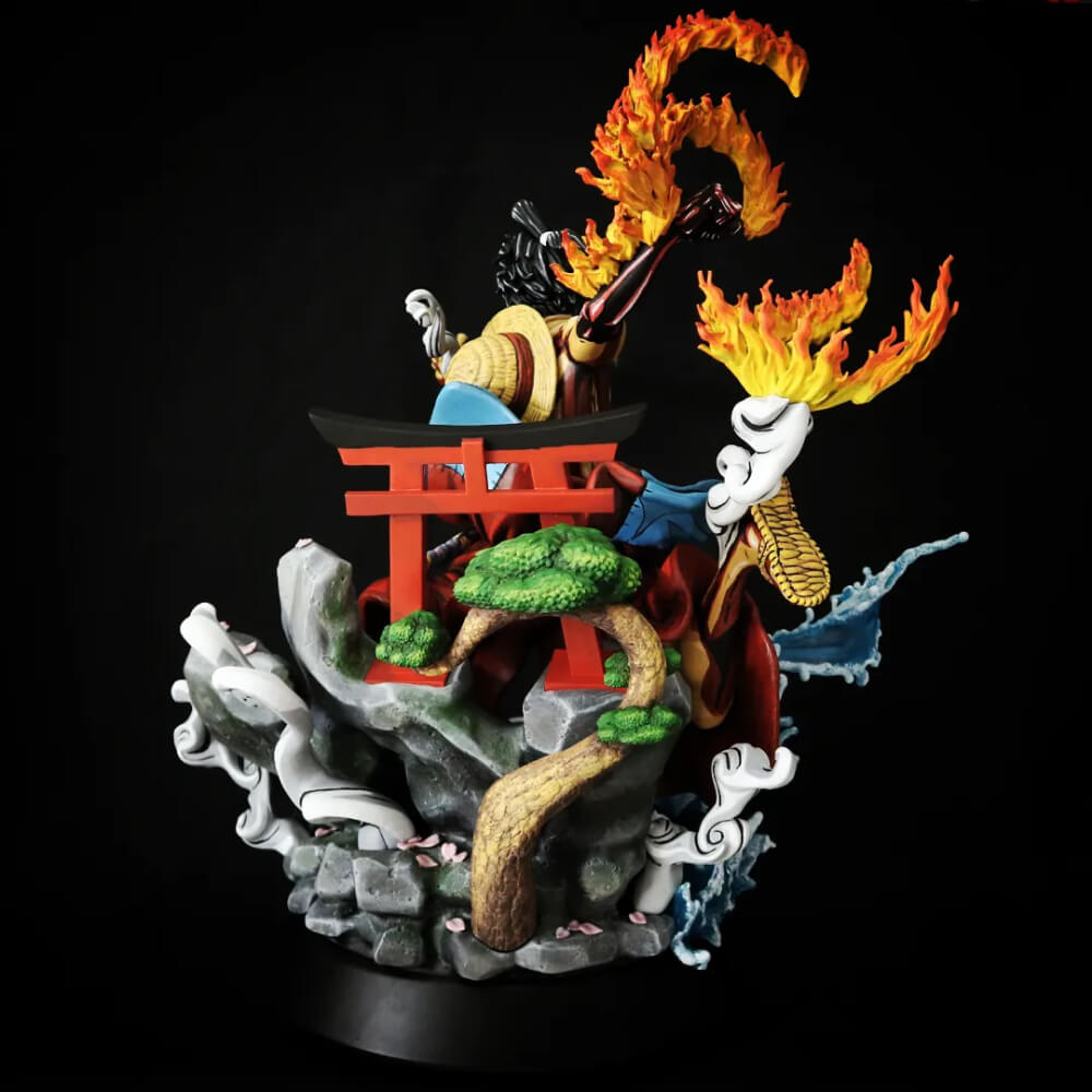 Luffy Red Hawk - One Piece 3D Model by 3dprintmodel91