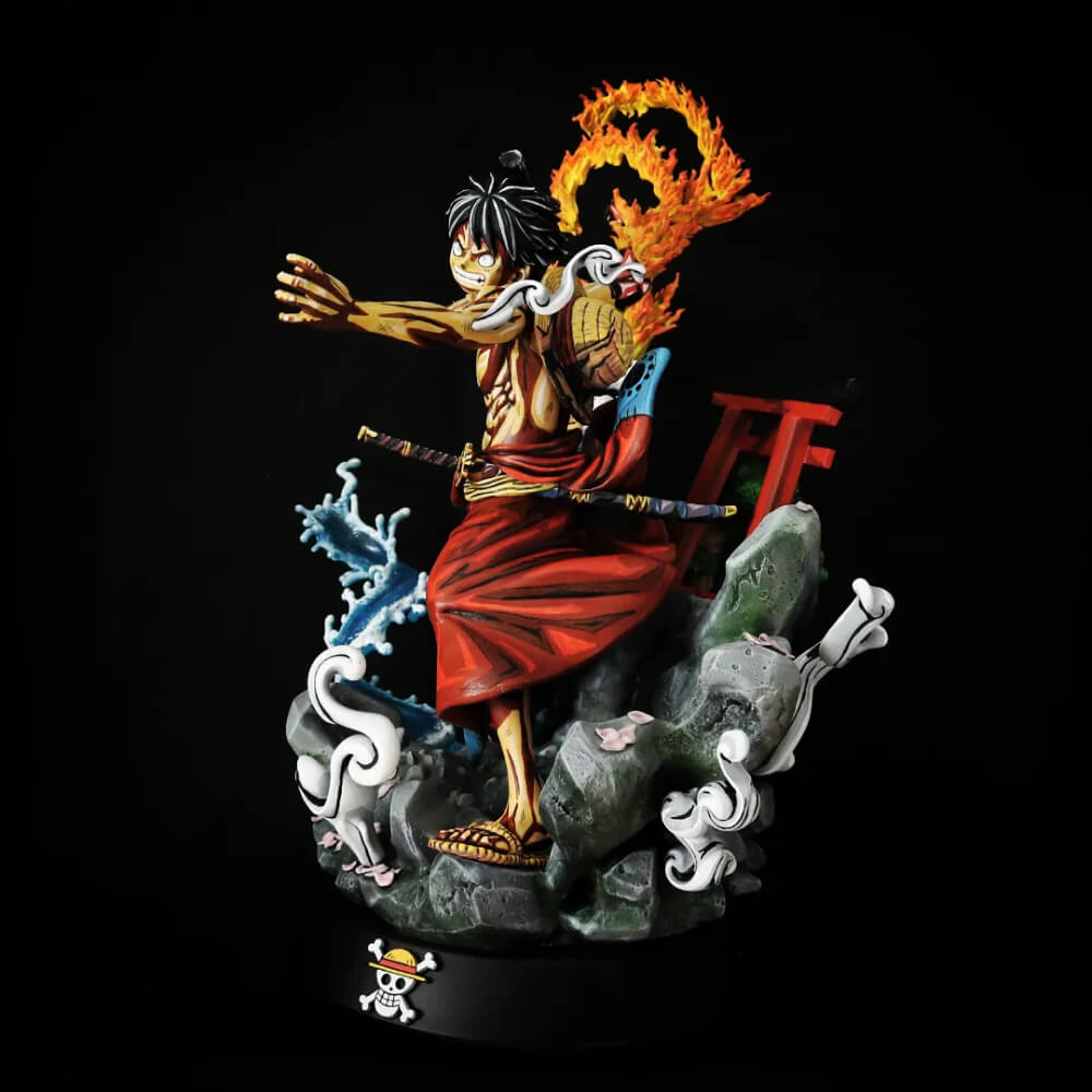 Luffy Red Hawk - One Piece 3D Print Model by 3dprintmodel91
