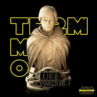 Luke Skywalker Bust - Star Wars 3D Model by 3dprintmodel91