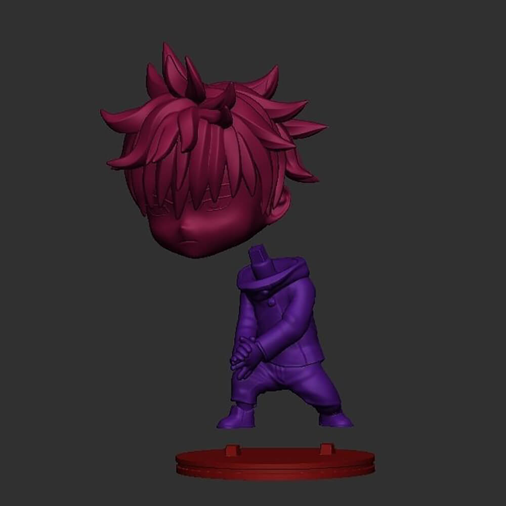 Megumi Fushiguro - Jujutsu Kaisen 3D Model by 3dprintmodel91