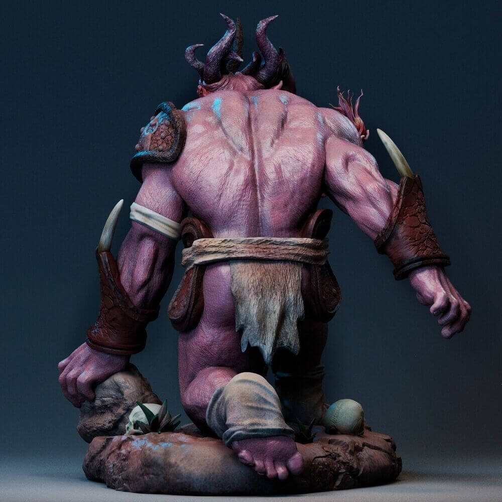 Morrigan Dragon Age And Monster - 3D Model by 3dprintmodel91