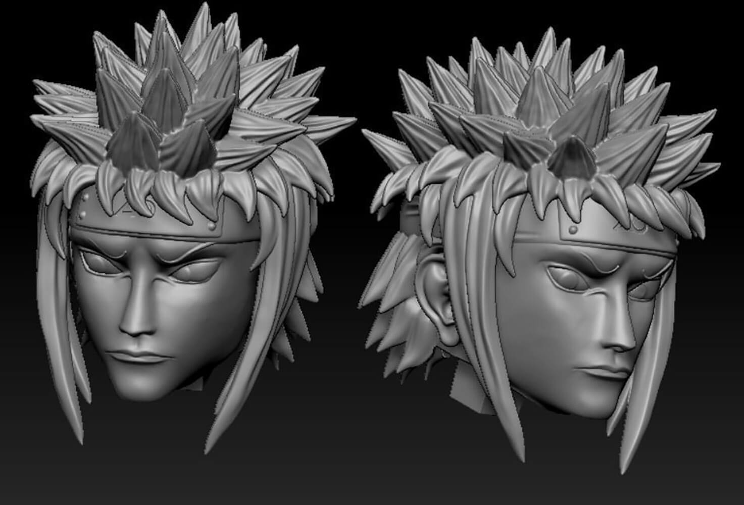 Namikaze Minato - Naruto 3D Model by 3dprintmodel91