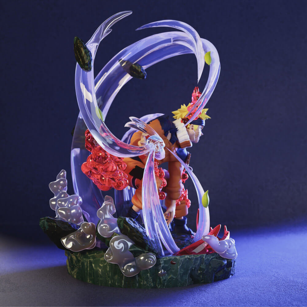Naruto Kyuubi - 3D Model by 3dprintmodel91