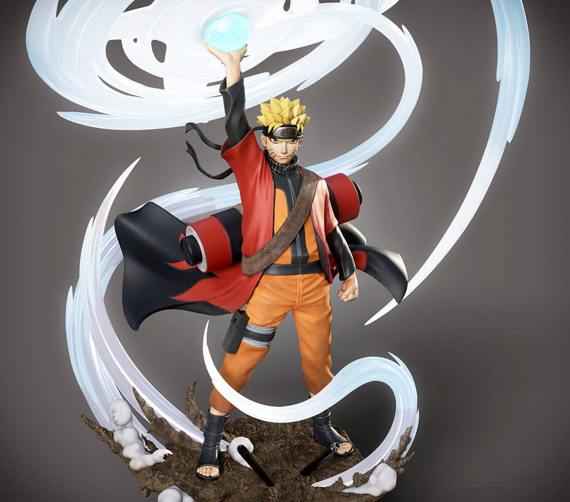 Naruto Sage Mode - 3D Model by 3dprintmodel91