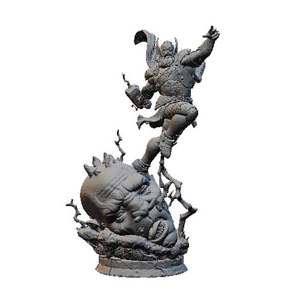 Old King Thor - 3D Print Model by 3dprintmodel91