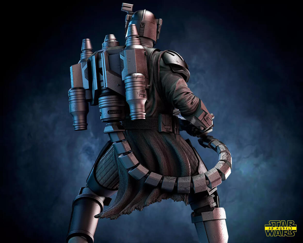 PAZ Viszla - Star Wars 3D Model by 3dprintmodel91