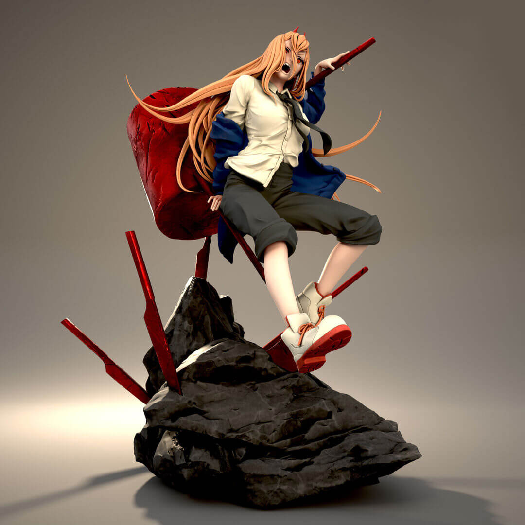 Power From Chainsaw Man - 3D Model by 3dprintmodel91