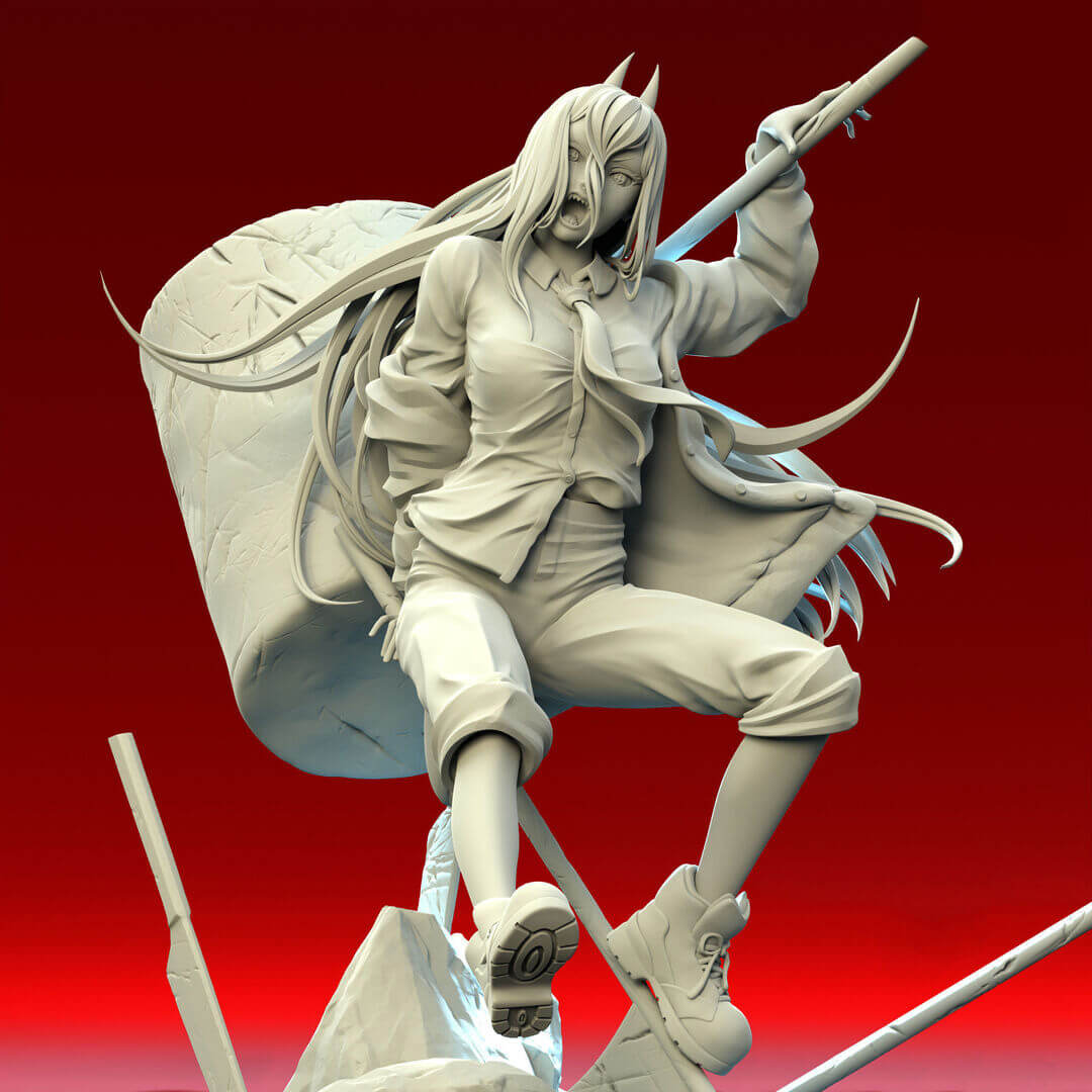 Power From Chainsaw Man - 3D Model by 3dprintmodel91