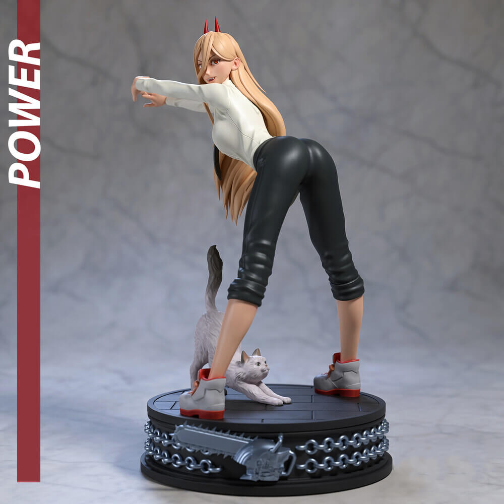 Power NSFW - Chainsaw Man 3D Model by 3dprintmodel91