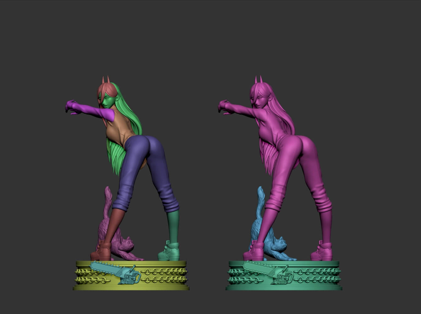 Power NSFW - Chainsaw Man 3D Model by 3dprintmodel91