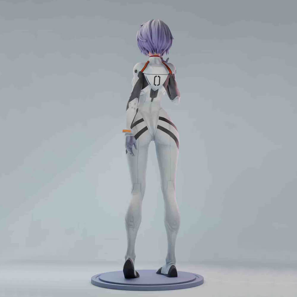 Rei Ayanami - Evangelion 3D Model by 3dprintmodel91
