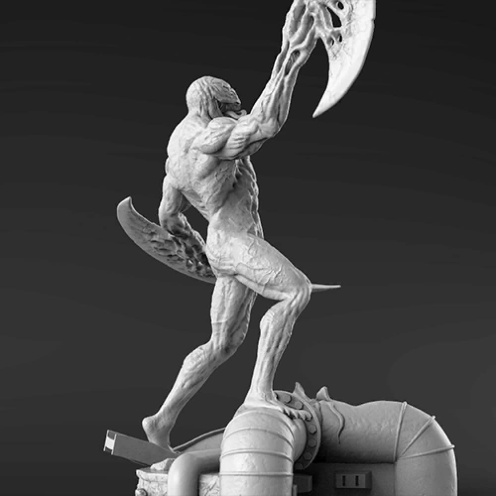 Riot Symbiote - 3D Print Model by 3dprintmodel91