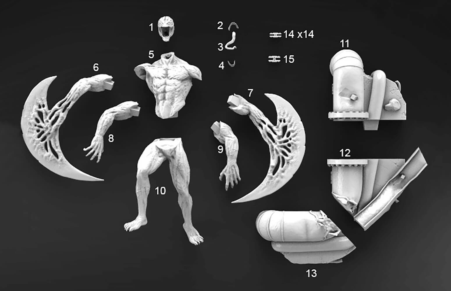 Riot Symbiote - 3D Print Model by 3dprintmodel91