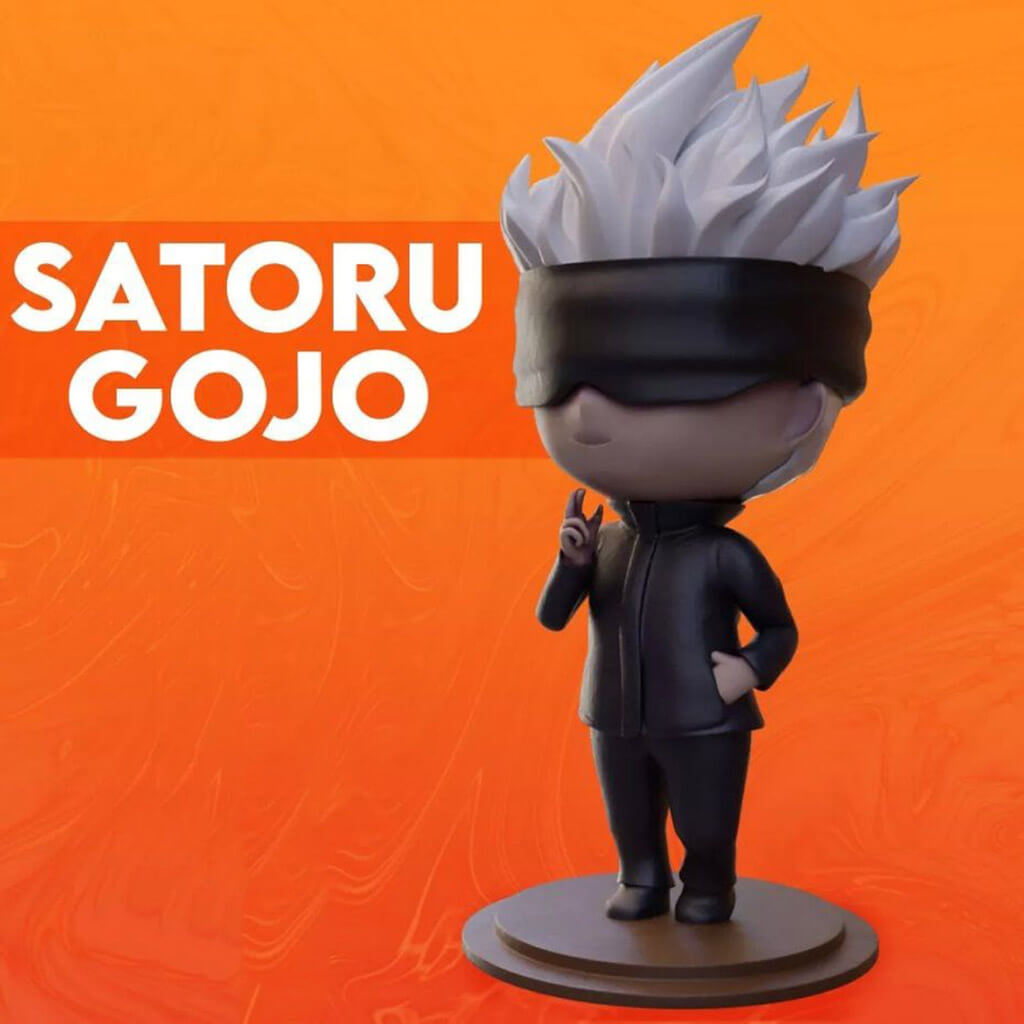 Satoru Gojo - Jujutsu Kaisen 3D Model by 3dprintmodel91