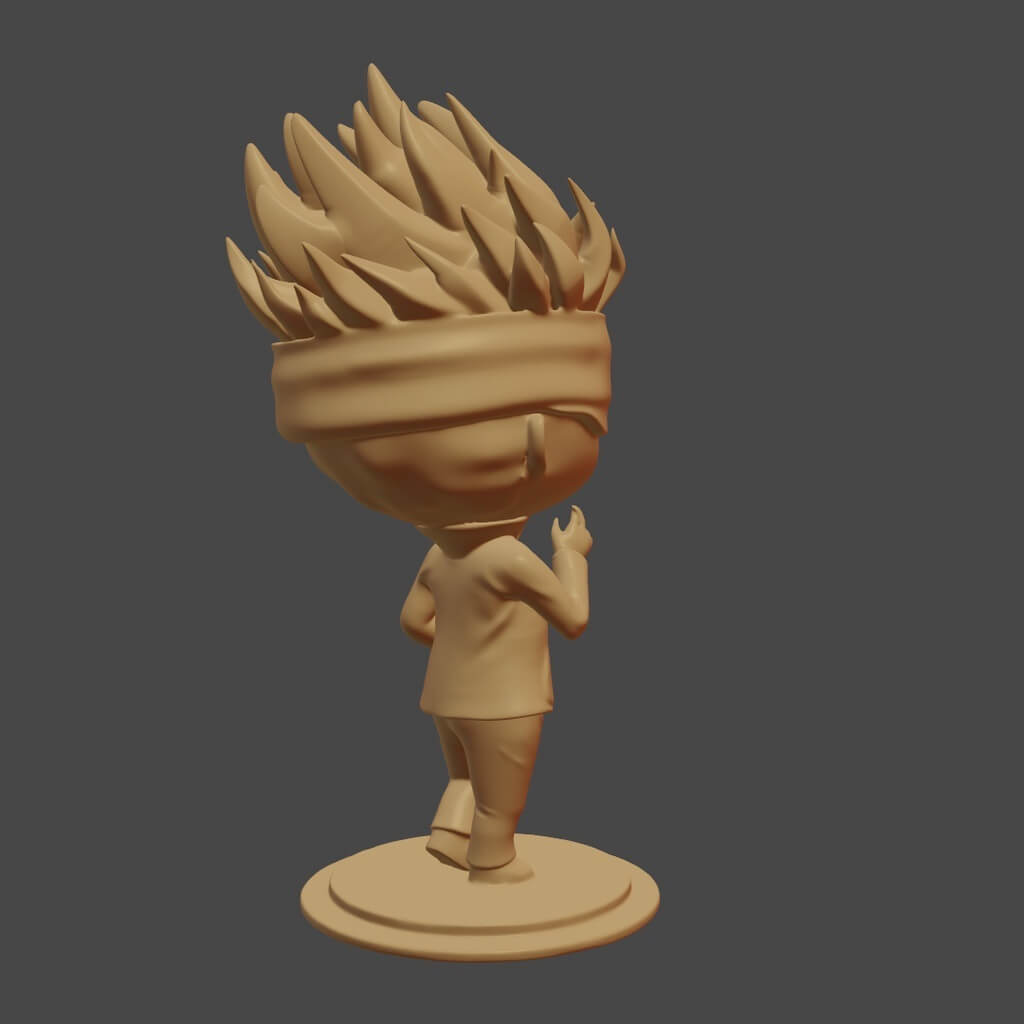 Satoru Gojo - Jujutsu Kaisen 3D Model by 3dprintmodel91