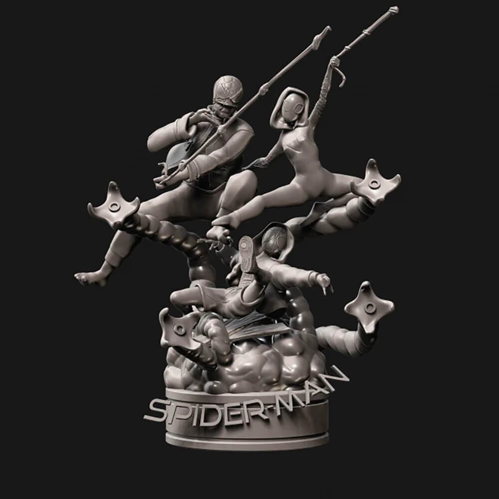 Spiderman Multiverse - 3D Model by 3dprintmodel91