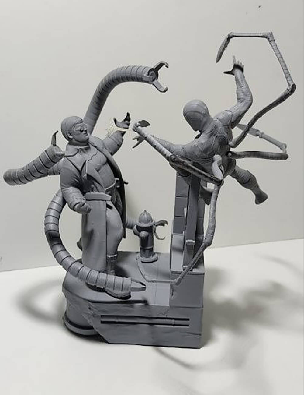 Spiderman Vs Doctor Octopus - 3D Print Model by 3dprintmodel91
