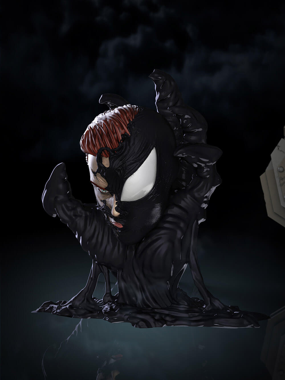 Symbiote Spiderman - 3D Model by 3dprintmodel91