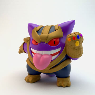 Thangar Thanos Gengar - 3D Model by 3dprintmodel91
