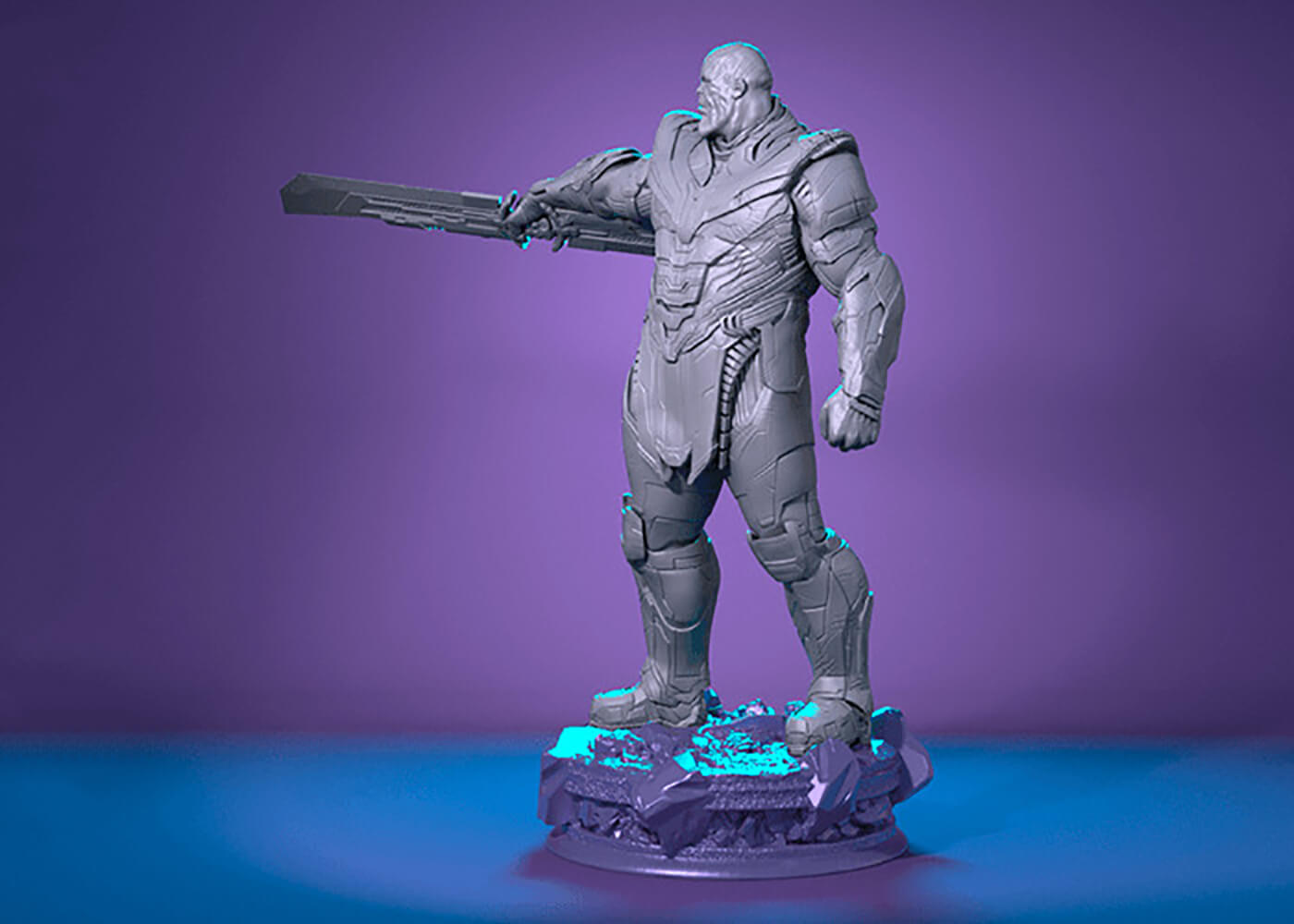 Thanos Endgame - 3D Model by 3dprintmodel91