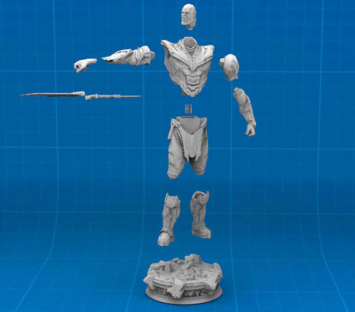 Thanos Endgame - 3D Model by 3dprintmodel91