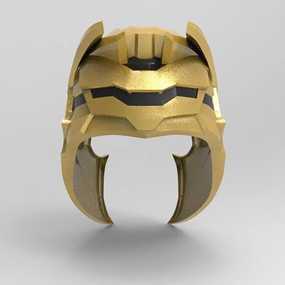 Thanos Helmet - 3D Print Model by 3dprintmodel91
