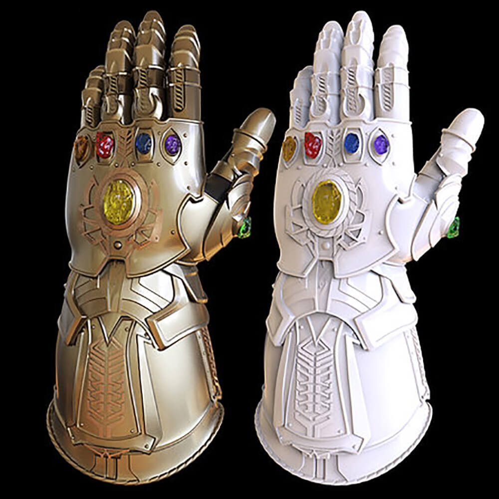 Thanos Infinity Gauntlet - 3D Model by 3dprintmodel91