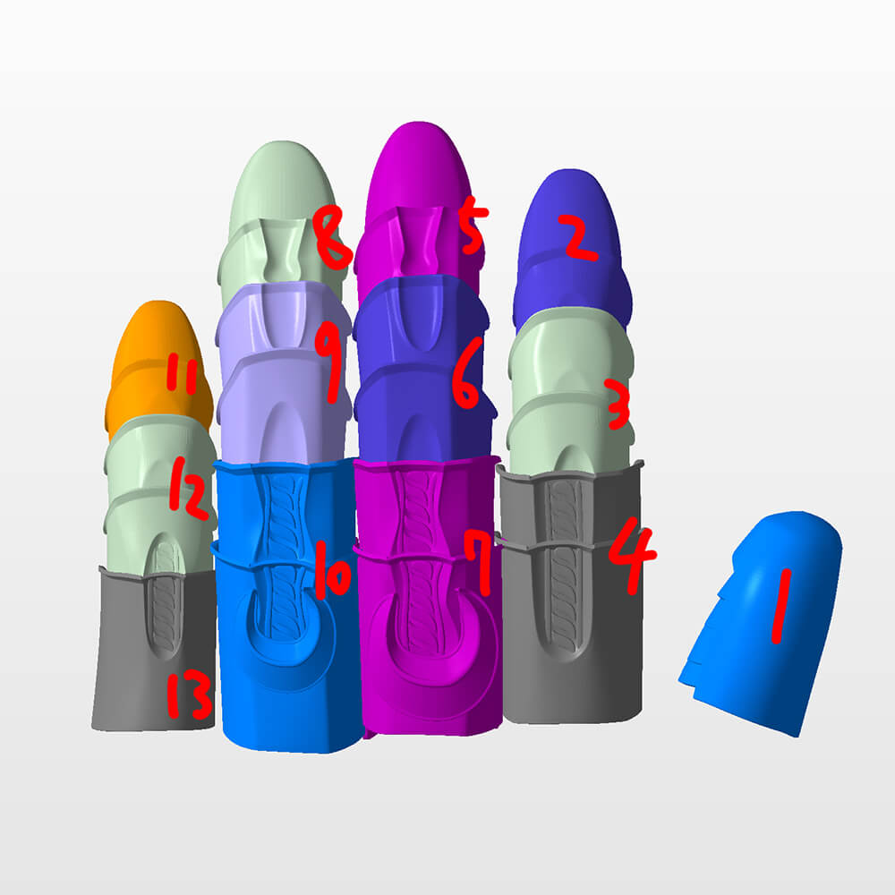 Thanos Infinity Gauntlet - 3D Print Model by 3dprintmodel91