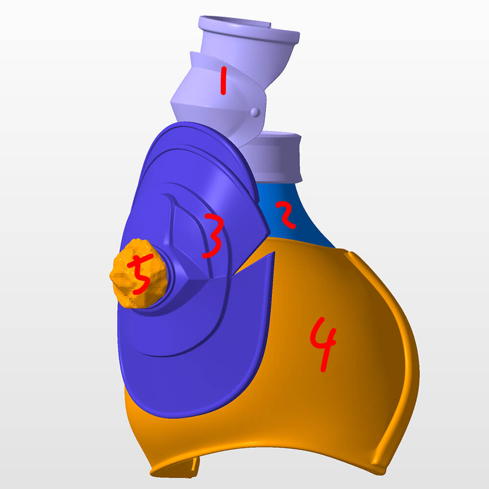 Thanos Infinity Gauntlet - 3D Model by 3dprintmodel91