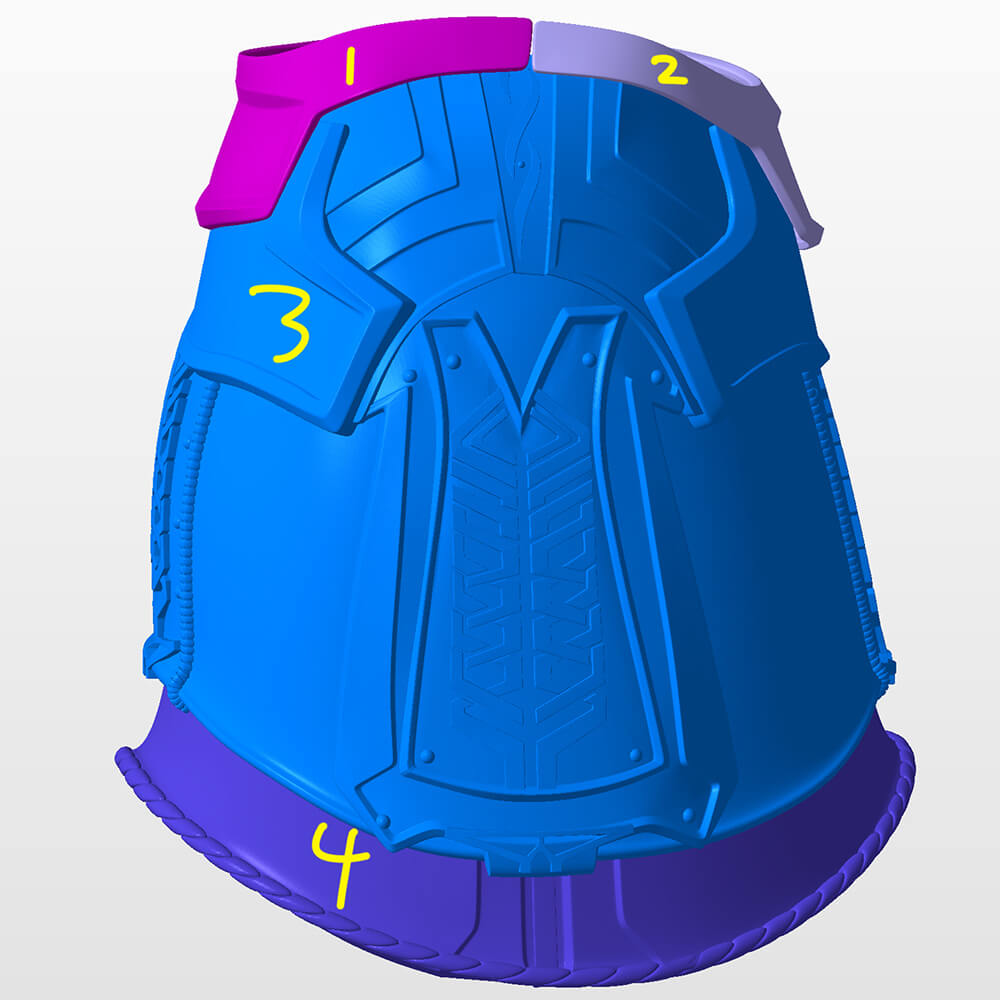 Thanos Infinity Gauntlet - 3D Model by 3dprintmodel91