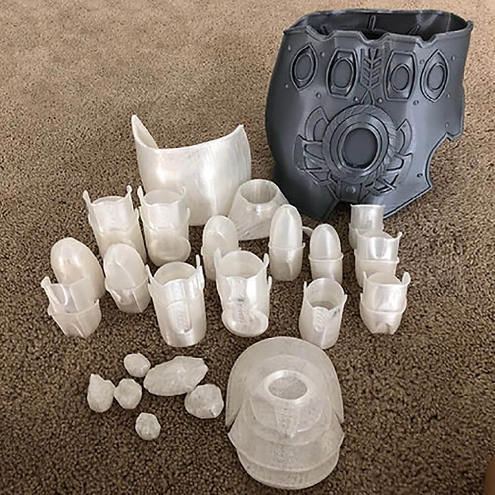 Thanos Infinity Gauntlet - 3D Print Model by 3dprintmodel91