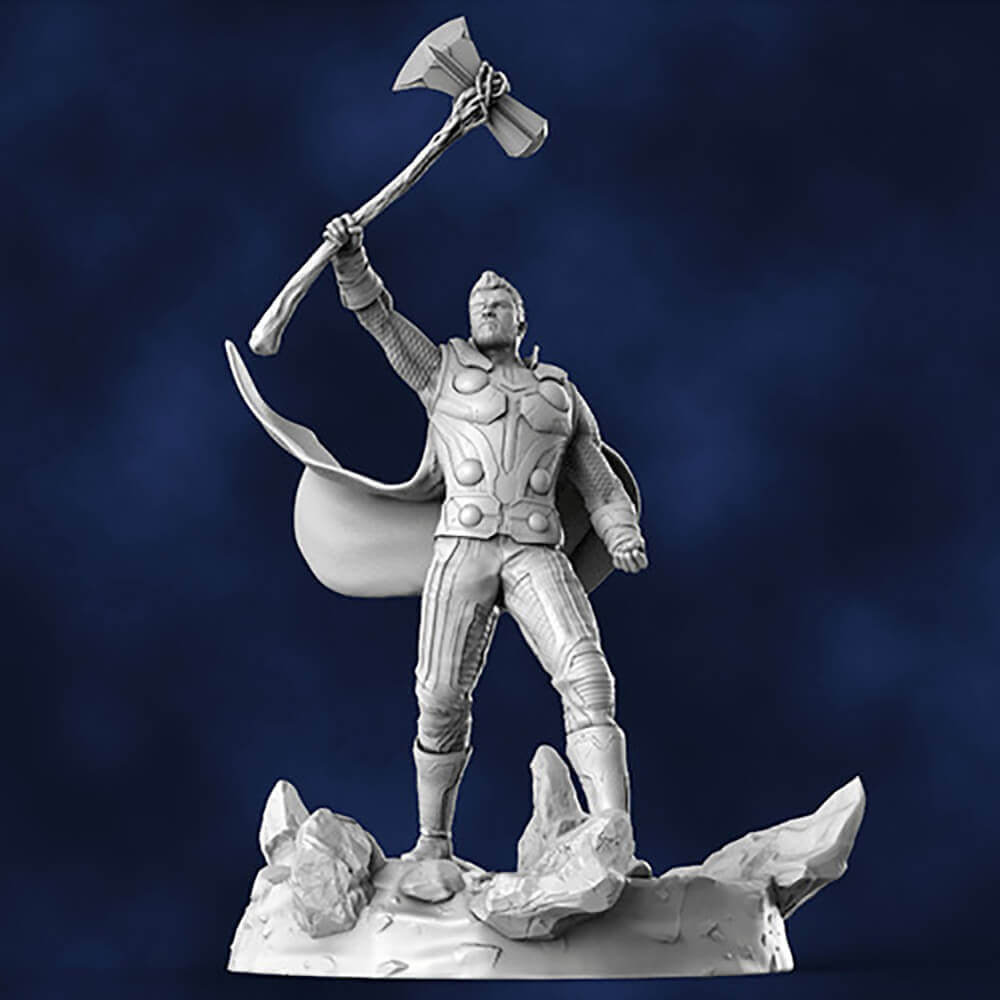 Thor With Stormbreaker - 3D Model by 3dprintmodel91