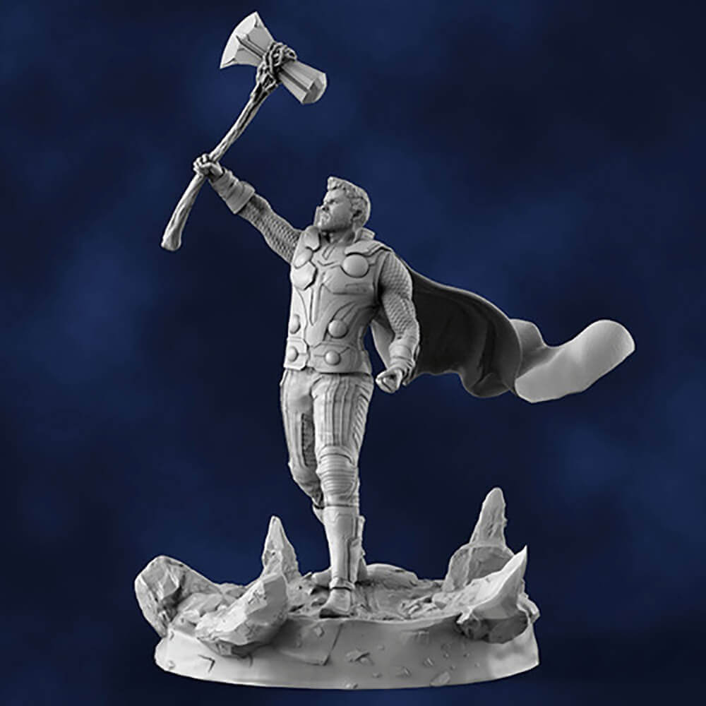 Thor With Stormbreaker - 3D Model by 3dprintmodel91