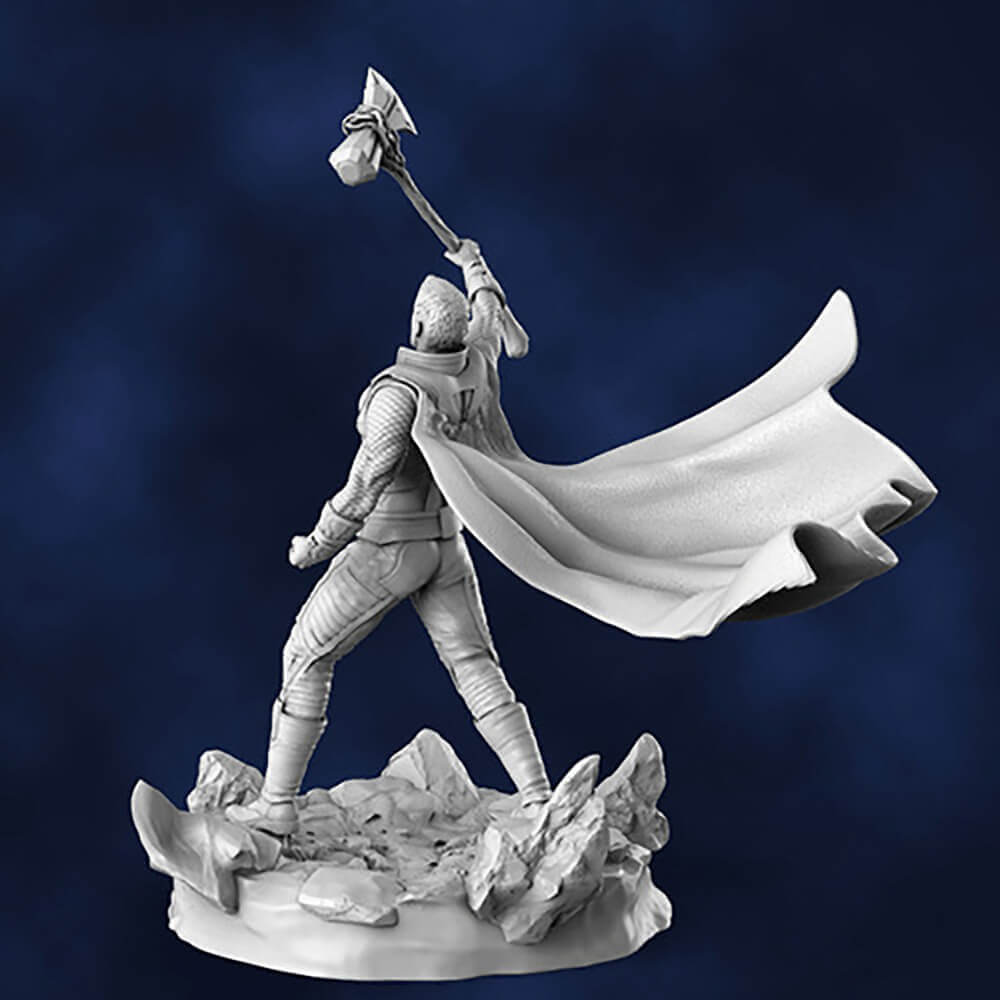 Thor With Stormbreaker - 3D Model by 3dprintmodel91