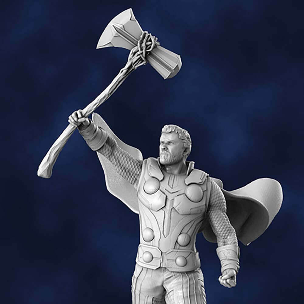 Thor With Stormbreaker - 3D Model by 3dprintmodel91
