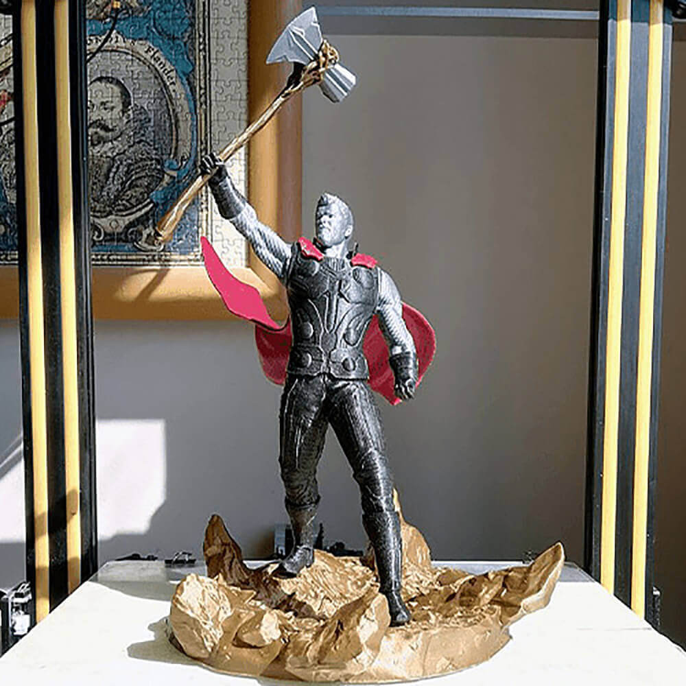 Thor With Stormbreaker - 3D Model by 3dprintmodel91